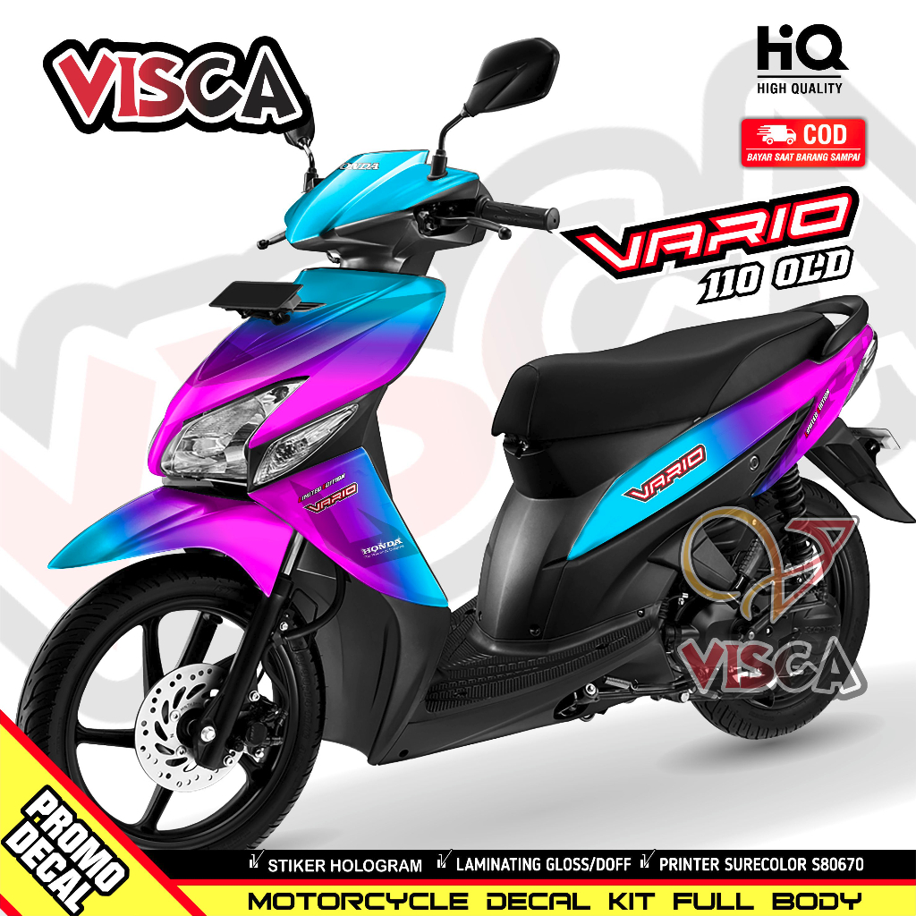 Jual Decal Vario 110 Karbu Full Body Stiker Vario 110 Karbu Lama ...