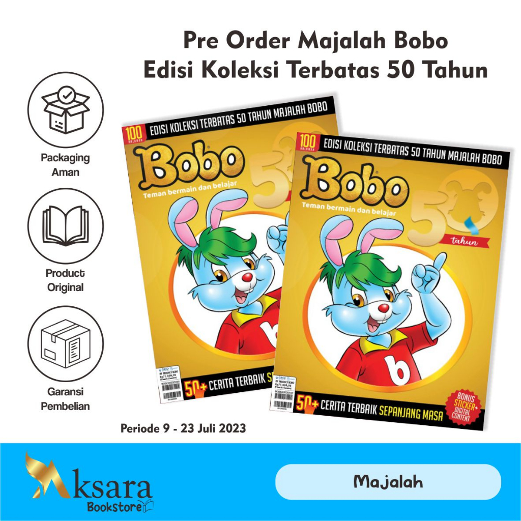 Jual Majalah BOBO edisi koleksi 50 Tahun | Shopee Indonesia