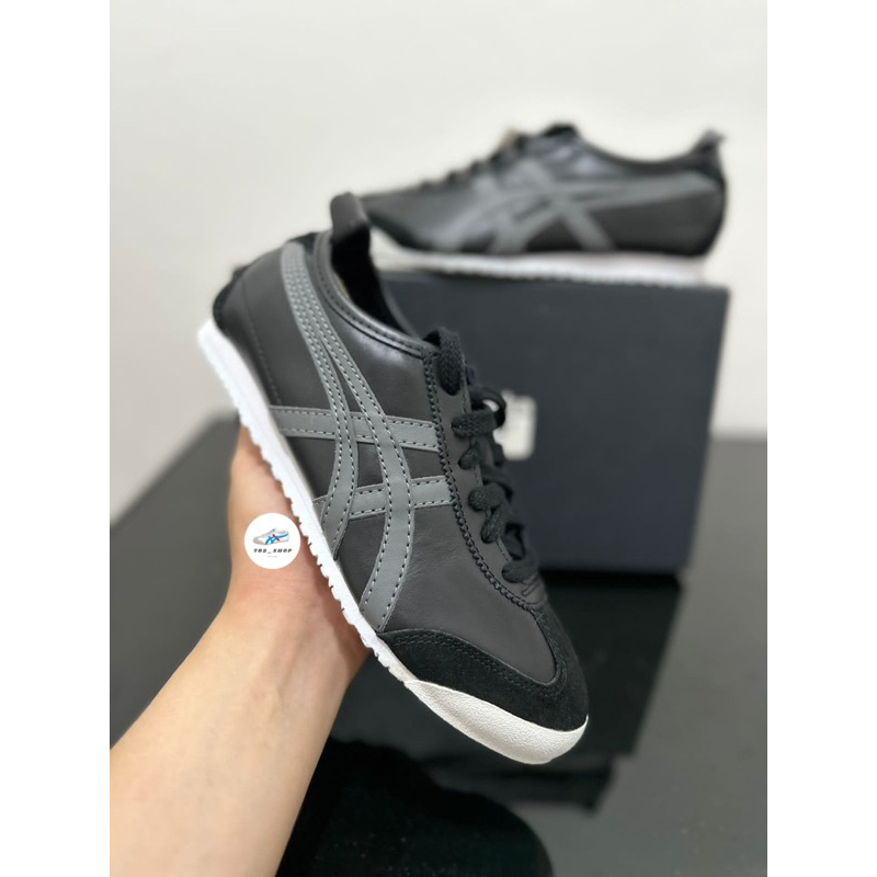 Jual Sepatu Onitsuka Mexico Black Grey | Shopee Indonesia