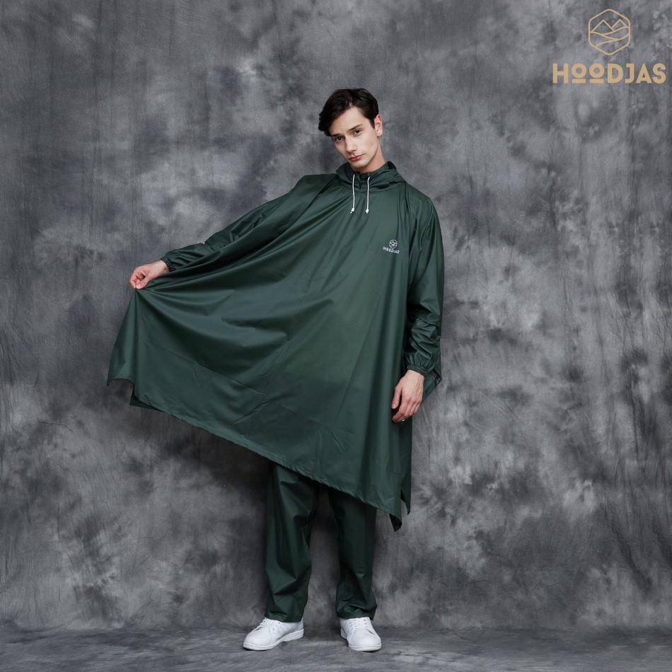 Jual HOODJAS RAINCOAT JAS HUJAN PONCO MODEL LENGAN KELELAWAR HIJAU ARMY ...