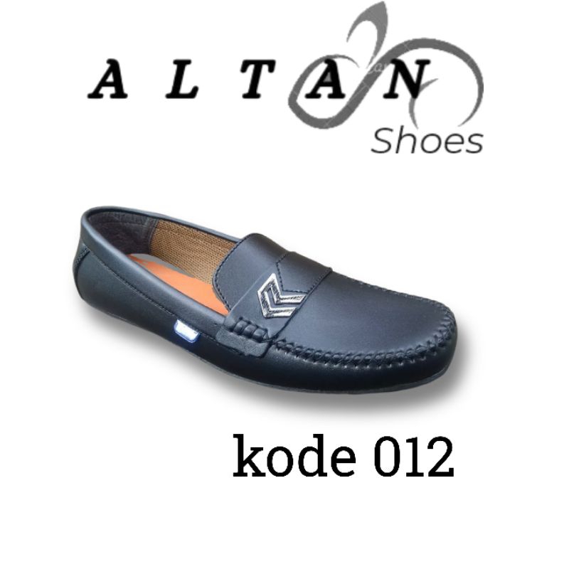 Jual Altan kd.012 Sepatu Pria Loafers Casual/Sepatu Kerja Hitam ...