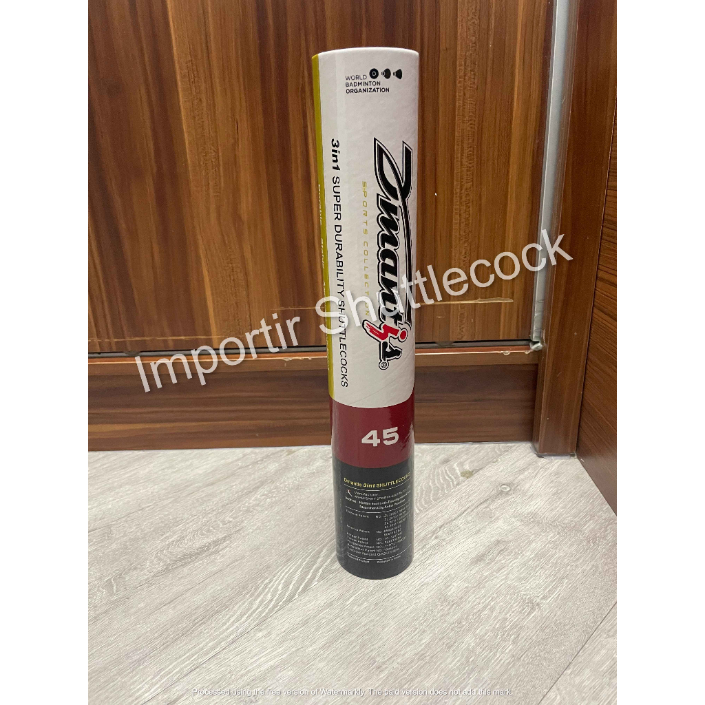 Jual Shuttlecock Dmantis D45 Import 3in1 / Cock Bulutangkis / Kok ...