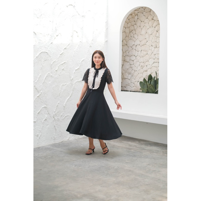 Jual ELORA ATTIRE - HARPER DRESS with SLEEVES | Shopee Indonesia