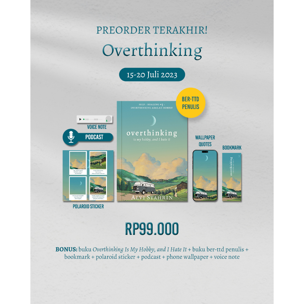 Jual Buku Overthinking Is My Hobby, and I Hate It - Alvi Syahrin - Alviardhi Publishing | Shopee ...