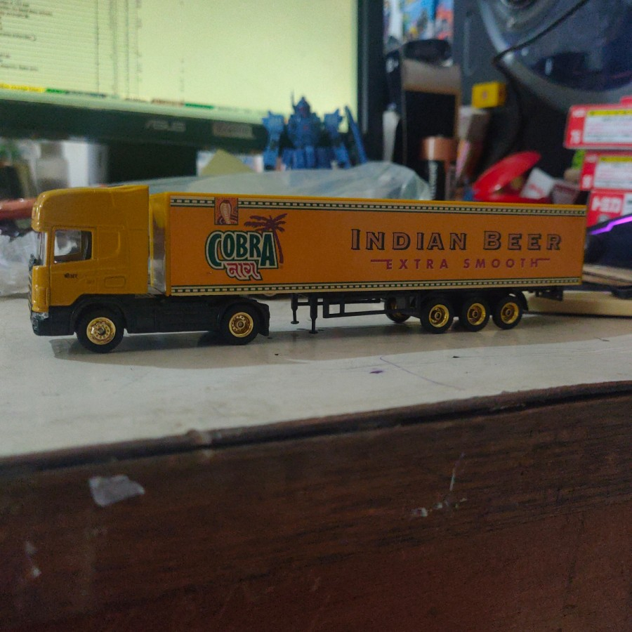 Jual scania indian beer trailer grell werbemittel REAL PICTURE | Shopee ...