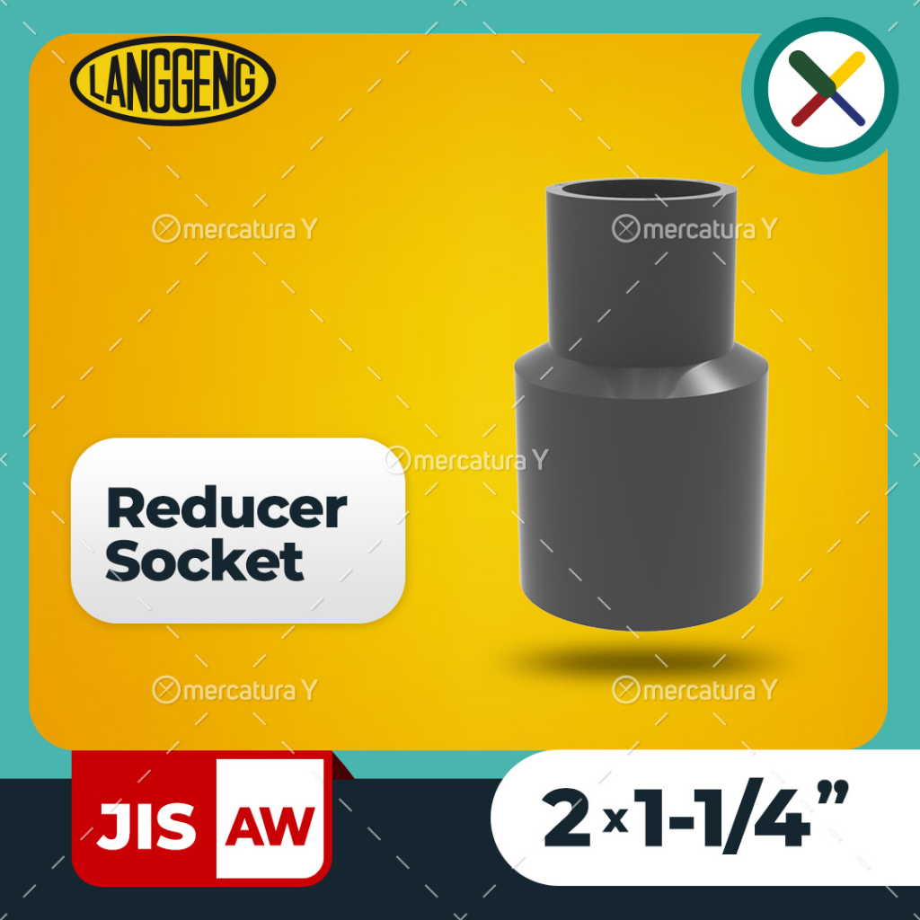Jual Reducer Socket JIS-AW 2x1-1/4" - Fitting PVC | Shopee Indonesia