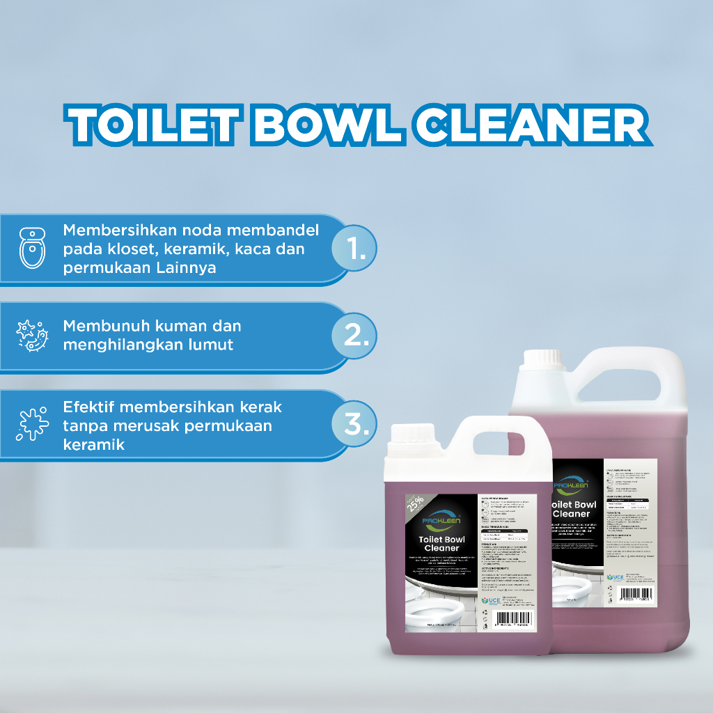 Jual PROKLEEN Porcelain Cleaner Pembersih Keramik Kloset Wastafel Kamar ...