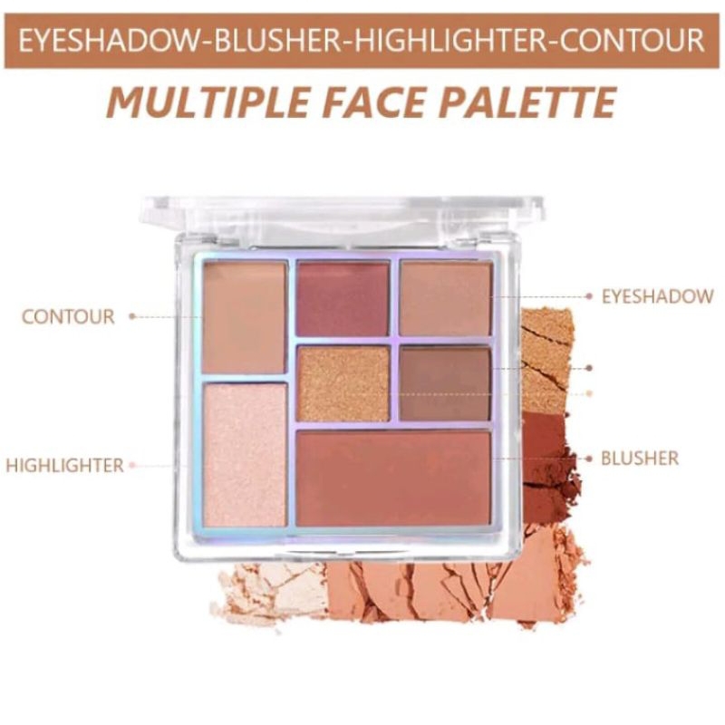Jual LAMEILA MULTIPLE FACE PALETTE EYESHADOW HIGHLIGHTER CONTOUR ...
