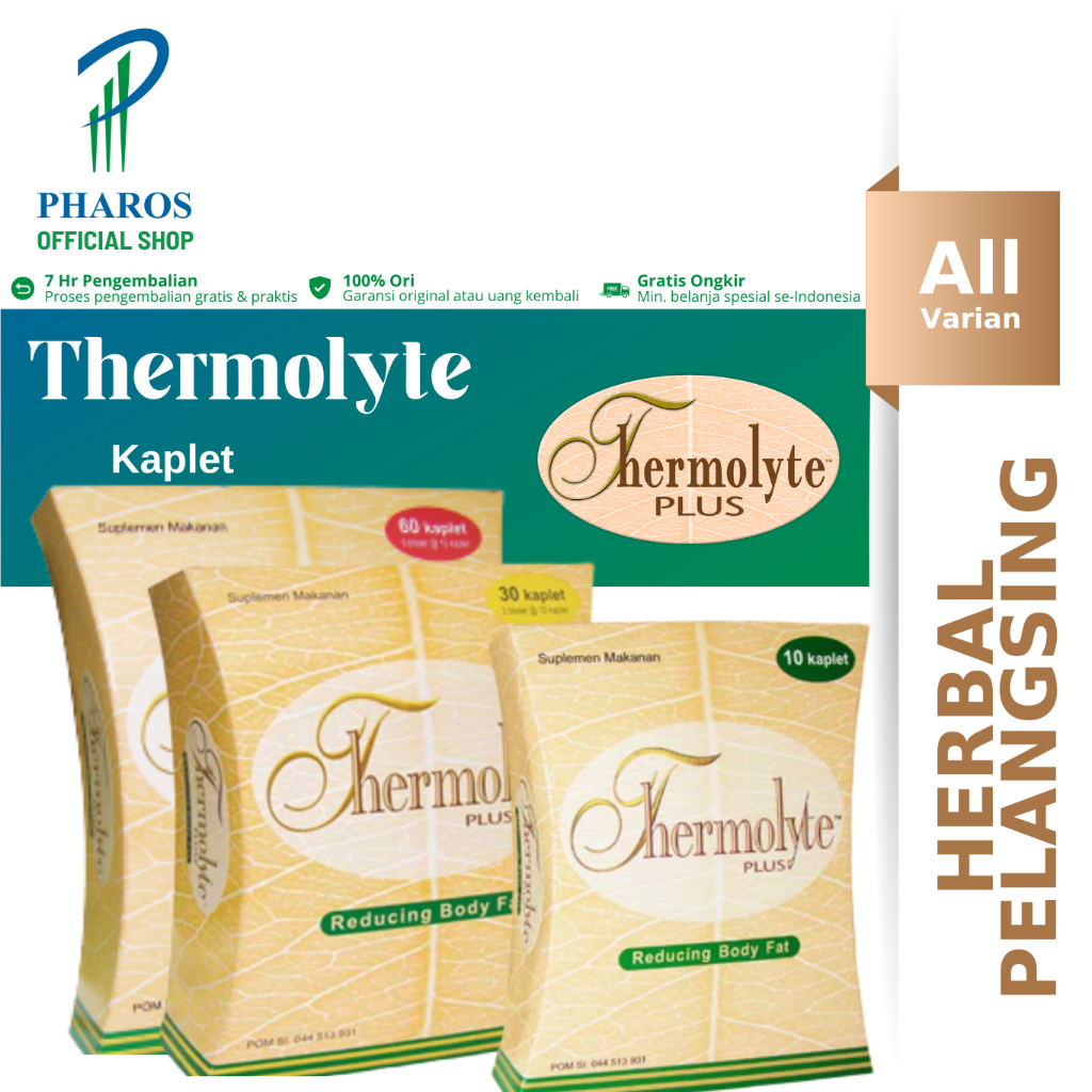 Jual Thermolyte Plus 10 / 30 / 60 kaplet - Suplemen Kesehatan | Shopee ...