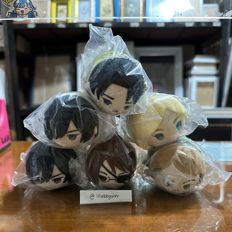 Jual Attack on Titan AoT Mochi Mascot Boneka | Shopee Indonesia