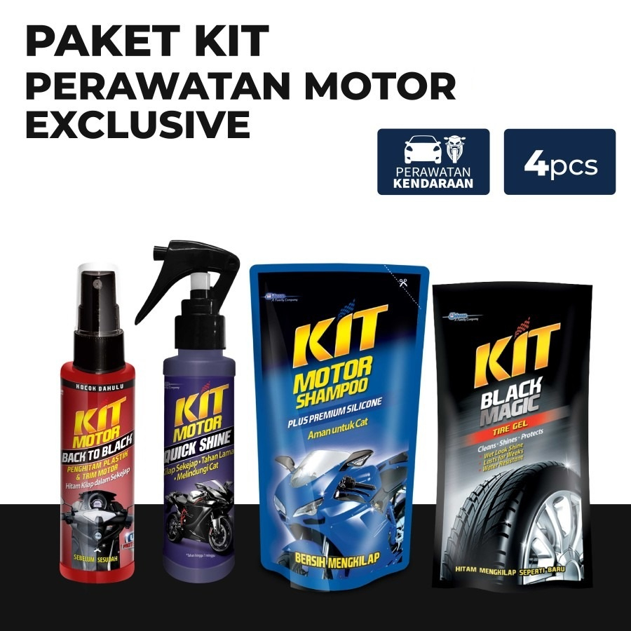 Jual Paket Kit Perawatan Motor Exclusive | Shopee Indonesia