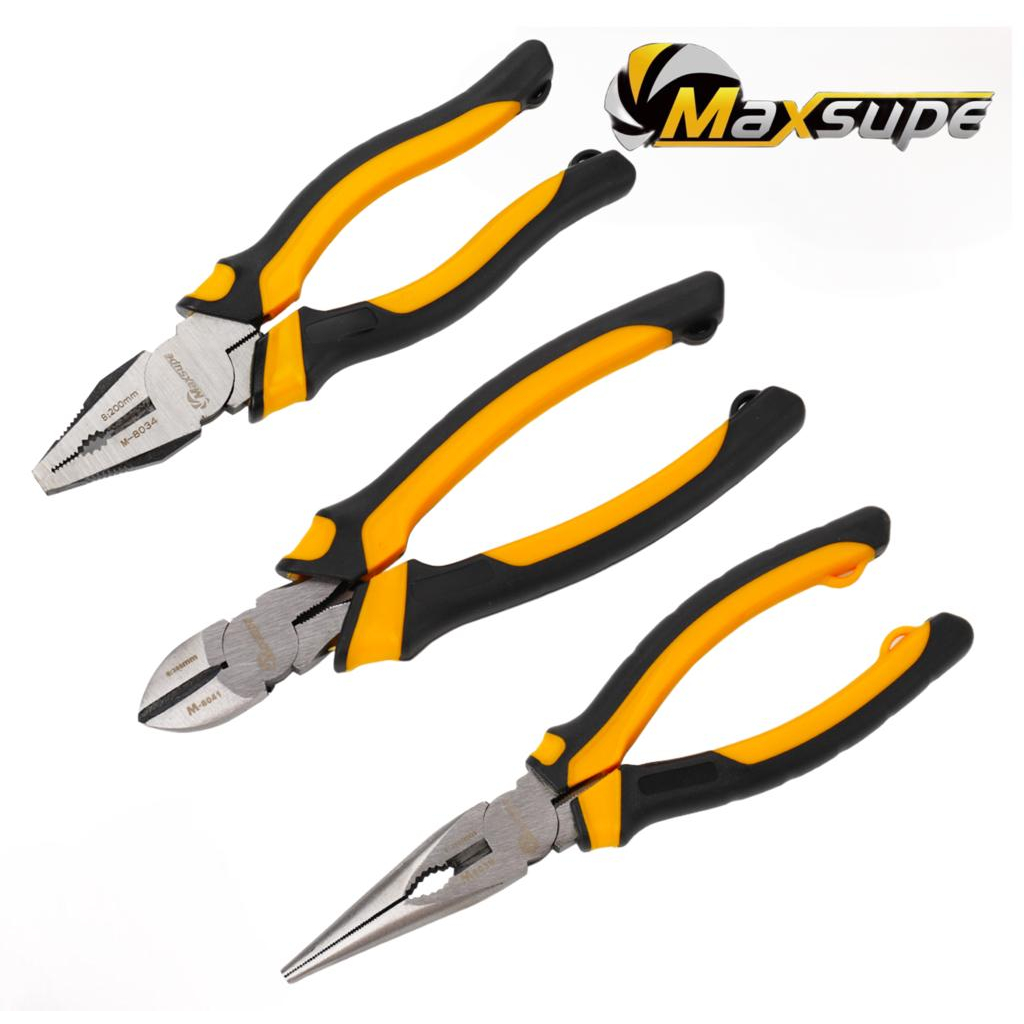 Jual MAXSUPE Tang 8 inch tang lancip, tang potong, tang kombinasi ...