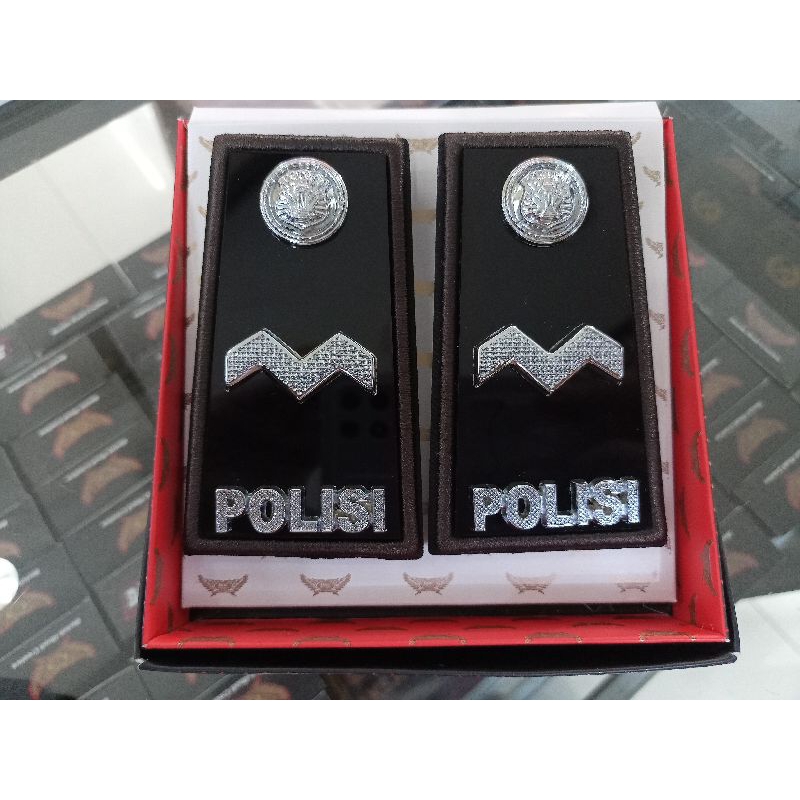 Jual PANGKAT PDH POLISI AIPDA AKRILIK LIS BIASA/TANPA LIS | Shopee ...