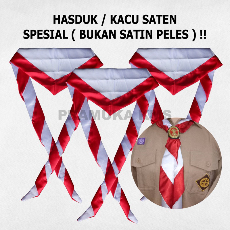 Jual Hasduk Pramuka Bahan Satin SD Smp Sma Pembina Kacu Siaga ...
