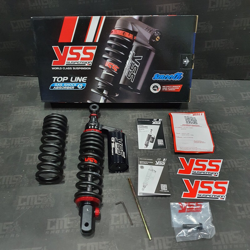Jual Shockbreaker Sok Tabung Belakang YSS G Sport Black Series 330mm Vario 125 150 Hitam ...