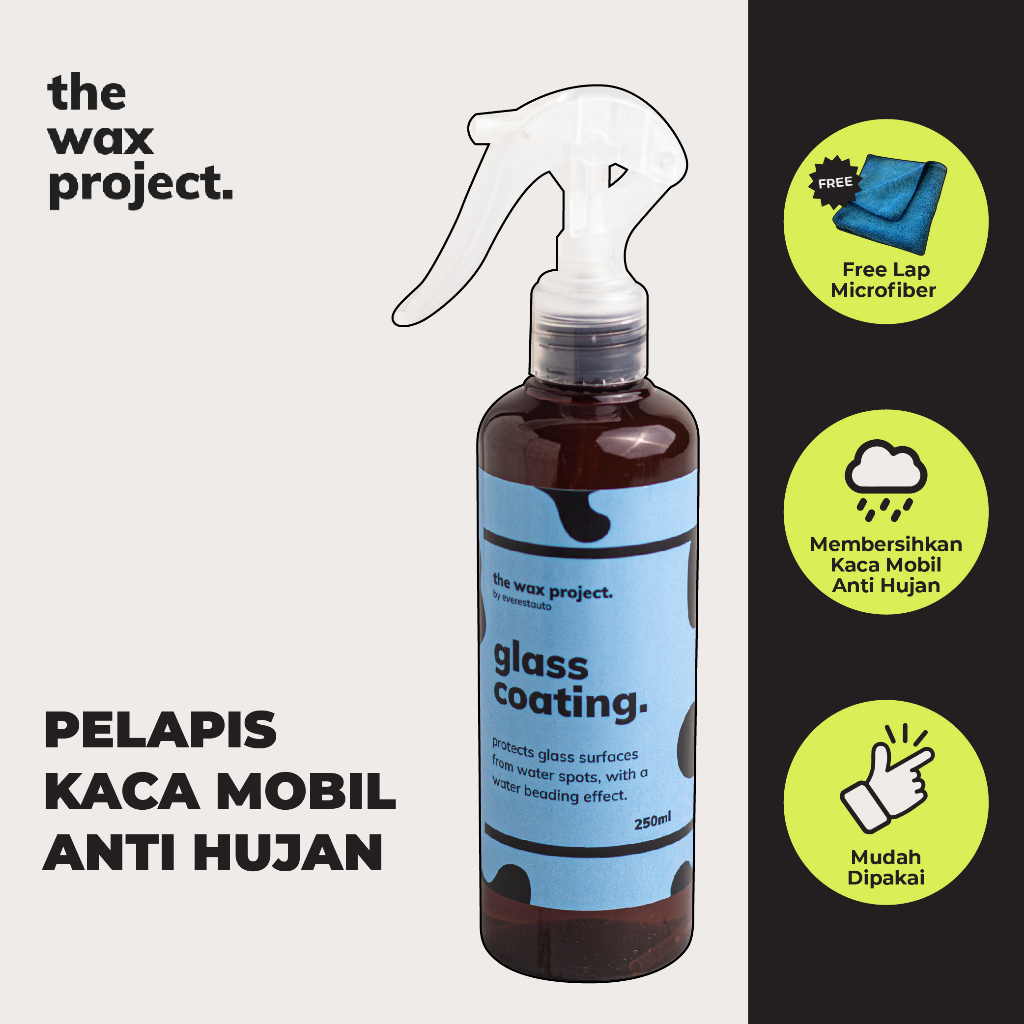 Jual TWP Glass Coating - Coating Kaca Mobil Pelapis Efek Daun Talas ...