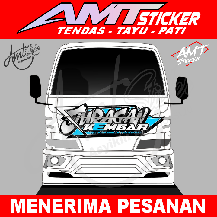 Jual Stiker Kabin Depan Elf - Stiker Elf Macan - Bisa Custom/Request ...