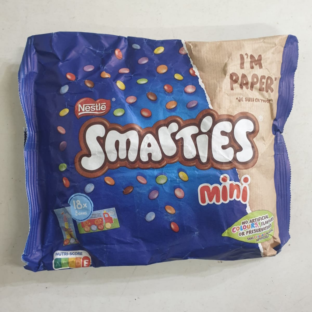 Jual Nestle Smarties Mini Milk Chocolate Multipack 259 Gram | Shopee ...