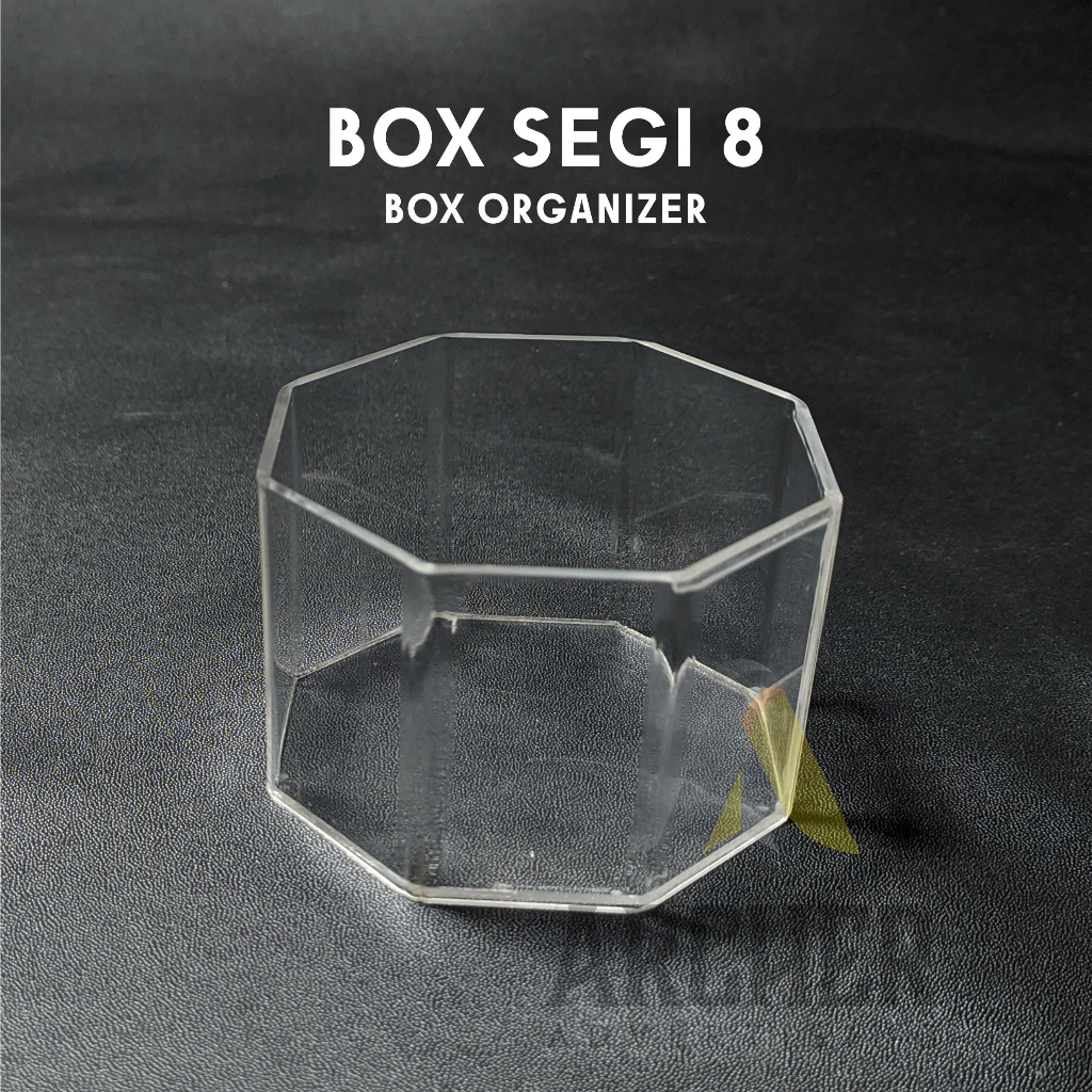 Jual BOX SEGI 8 AKRILIK TANPA TUTUP AKRILIK 2MM | Shopee Indonesia