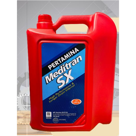 Jual OLI PERTAMINA DIESEL MEDITRAN SX SAE 15W-40 10L MEDITRAN SX 10L | Shopee Indonesia