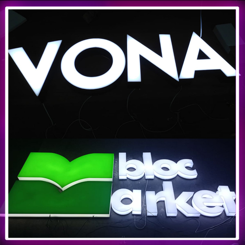 Jual Neon Box Letter Timbul 3D Nyala | Shopee Indonesia