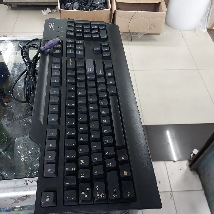 Jual keyboard pc komputer ps2 builtup | Shopee Indonesia