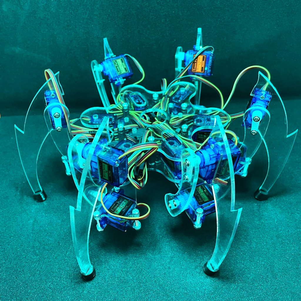 Jual Hexapod Arduino Spider Robot Laba - laba ( Only Kit ) Akrilik - Z3D | Shopee Indonesia