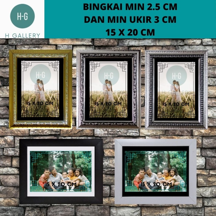 Jual 6R - BINGKAI / FIGURA FOTO BINGKAI 6R MINIMALIS (15 X 20 CM ...