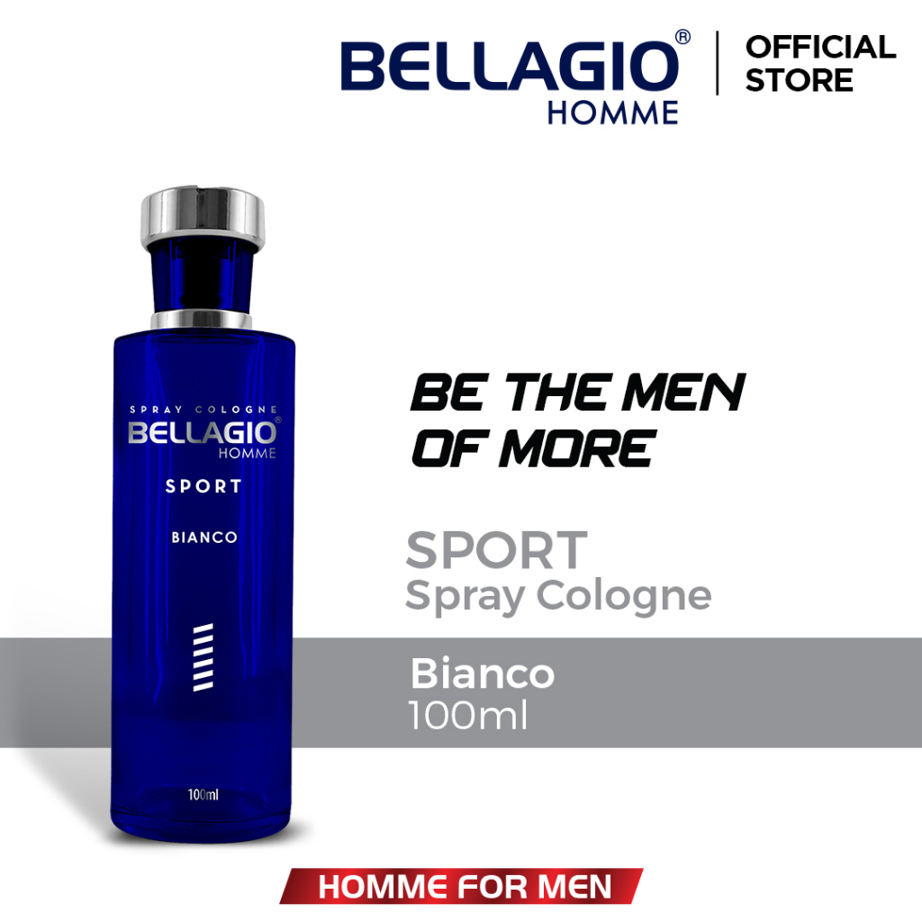 Jual Bellagio Sport Cologne White - Bianco 100ml | Shopee Indonesia