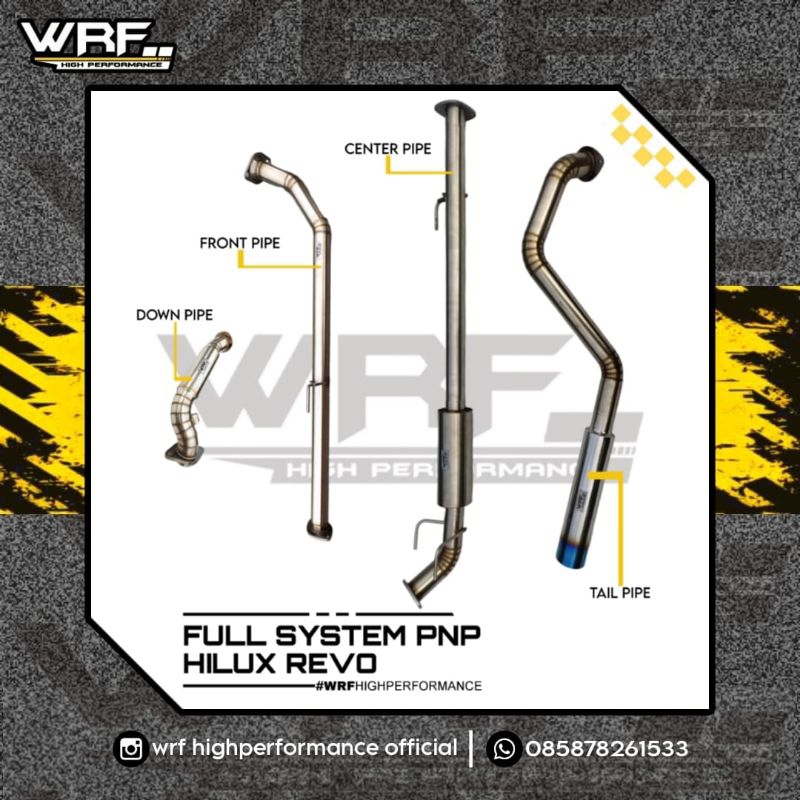 Jual WRF TOYOTA HILUX REVO FULLSYSTEM PNP // KNALPOT MOBIL HILUX ...