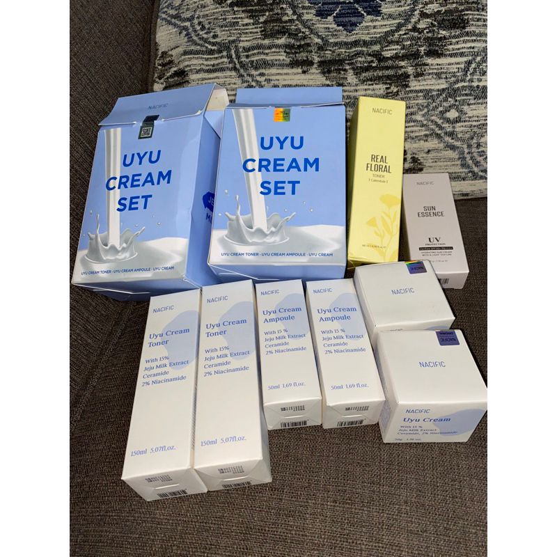 Jual [BACA DESC] Nacific Toner Calendula Uyu Set Ampoule Cream Sun ...