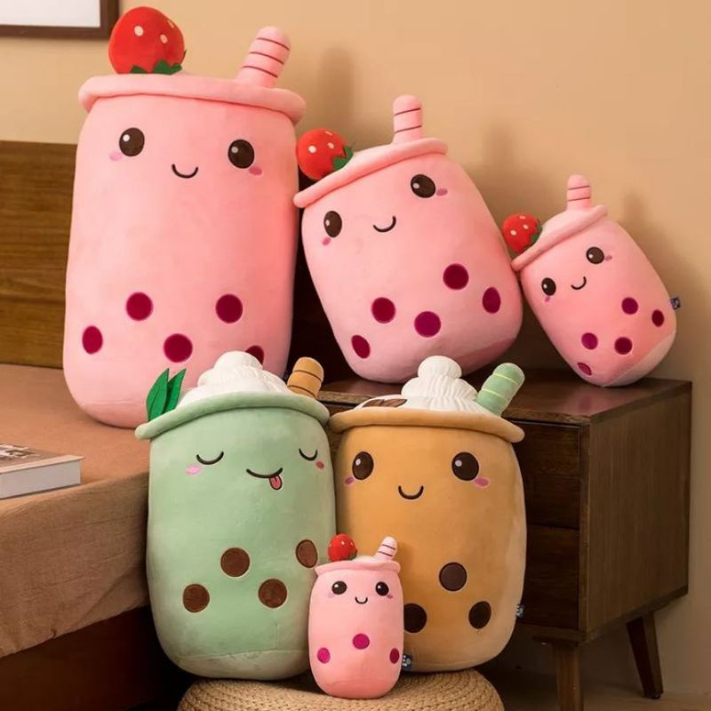 Jual boneka karakter boba strawbery timbul ukuran 30cm/bahan halus dan ...