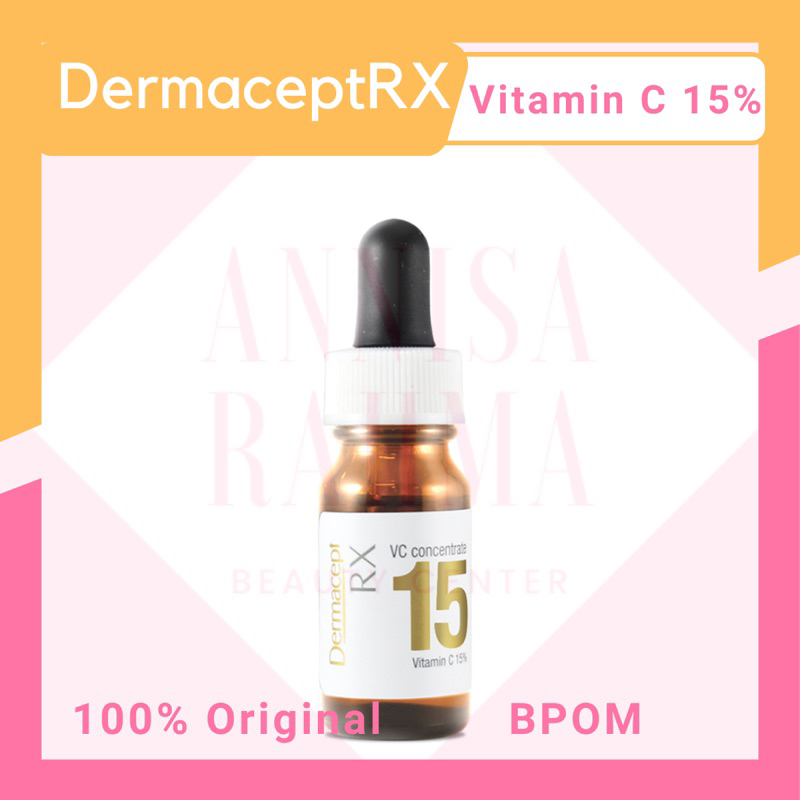 Jual DERMACEPT RX - Vitamin C Vit C 15% 10% 20% BPOM Original | Shopee ...