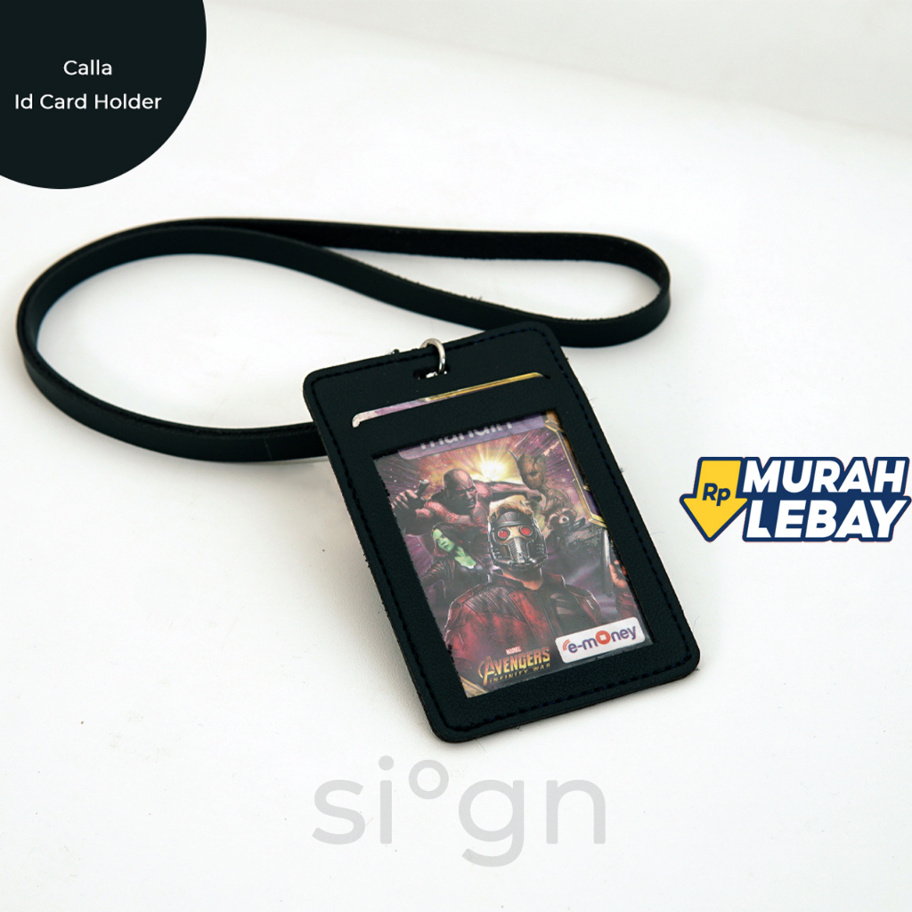 Jual Gantungan Id Card Calla Id Card Holder - Hitam | Shopee Indonesia