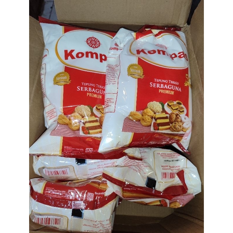 Jual TEPUNG TERIGU KOMPAS 1 Kg | Shopee Indonesia