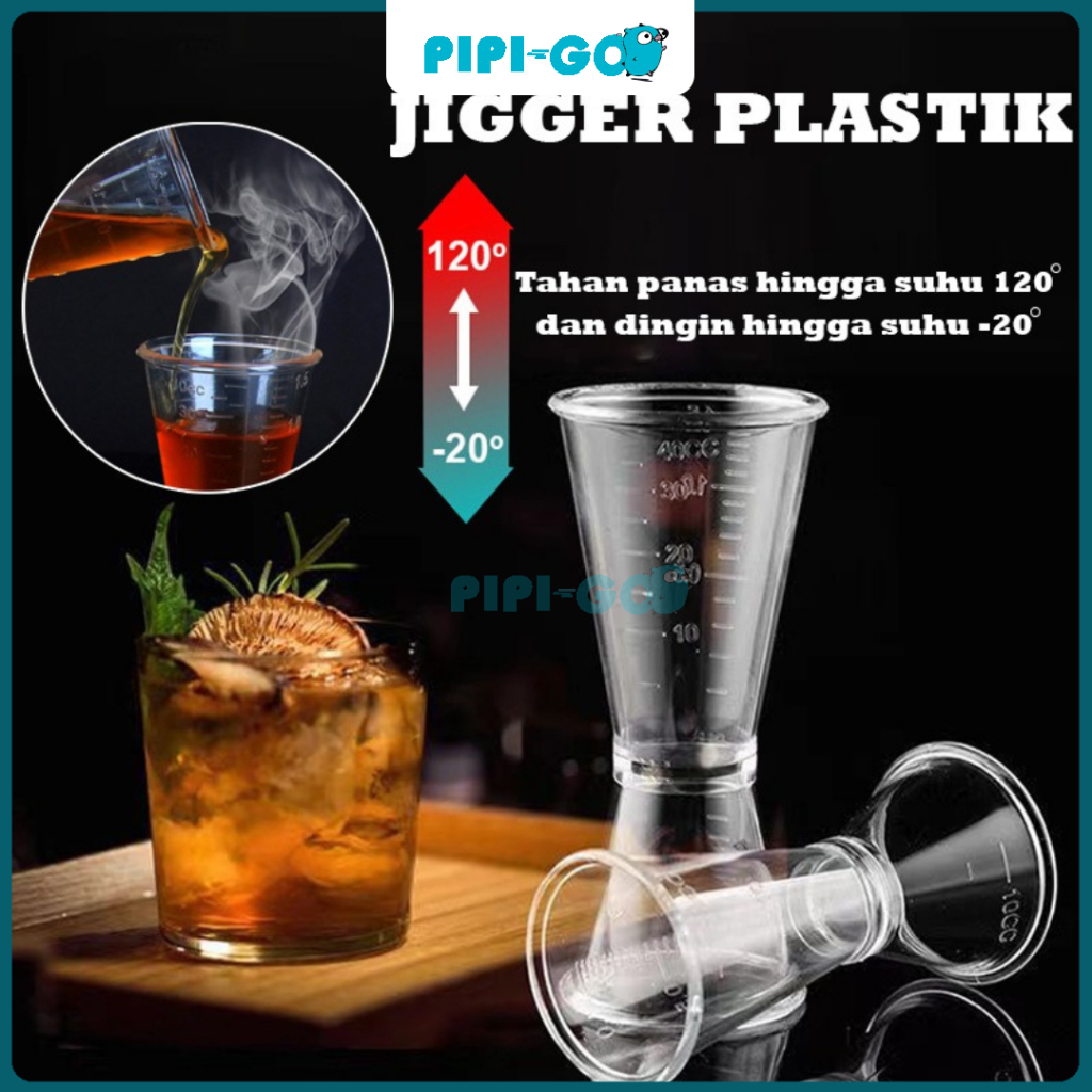 Jual PPG - Jigger Acrylic Plastik | Jigger Plastik 10/20ml 20/40ml ...
