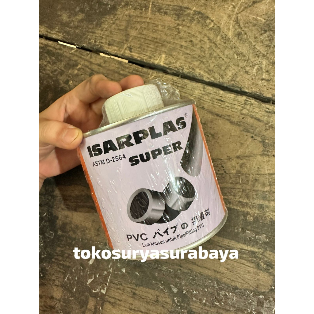Jual 1 kaleng lem pipa isarplas original lem paralon lem pipa pvc lem ...