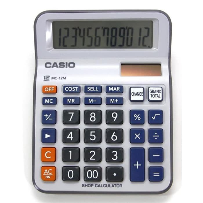 Jual Kalkulator Toko/Dagang Casio MC-12M (12 Digit) | Shopee Indonesia