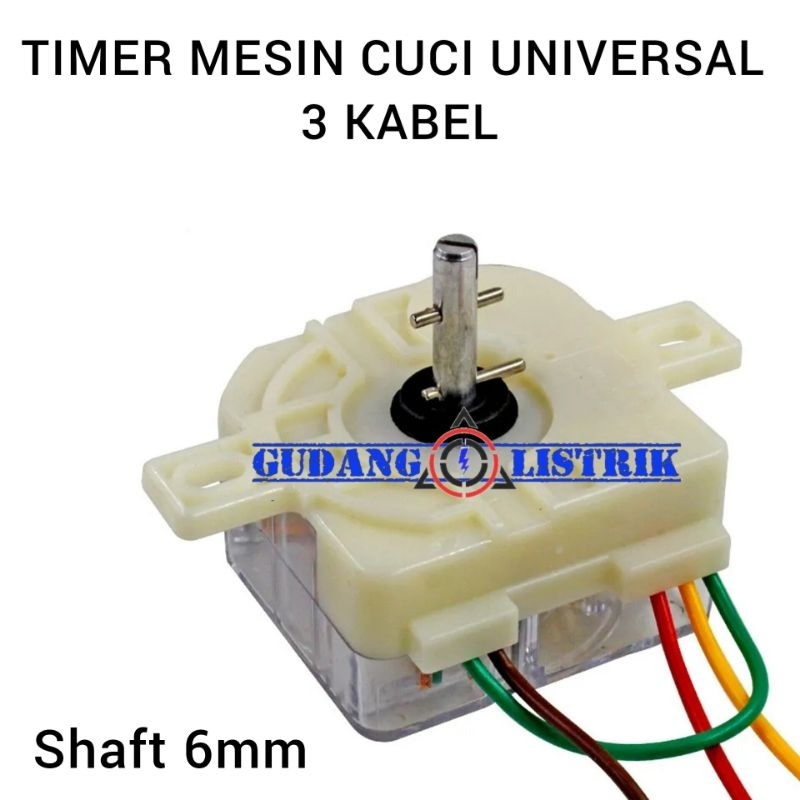 Jual Switch Timer Mesin Cuci 3 Kabel Universal Washing Machine Timer ...