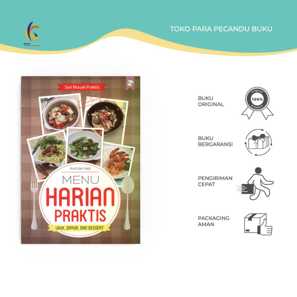 Jual Buku Resep Masak - Menu Harian Praktis : Lauk Sayur Dan Dessert ...