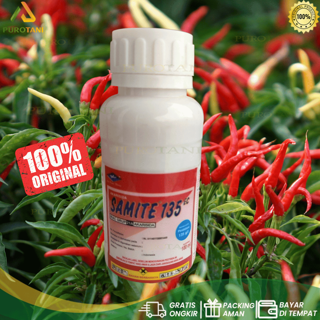Jual insektisida samite 135 ec akarisida samite 100 ml cap kapal ...