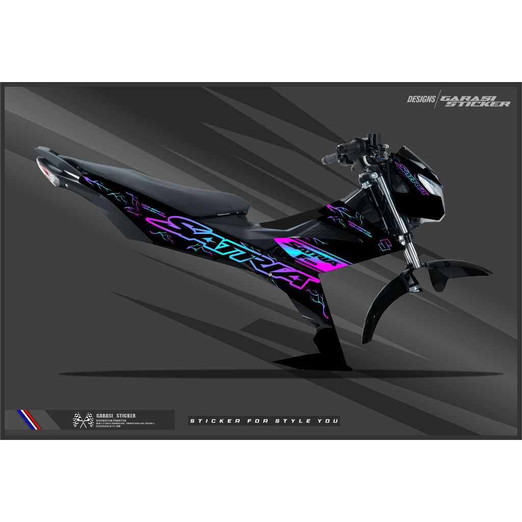 Jual Striping/Stiker Satria FU Fi / Injeksi Akar Thai New Concept ...