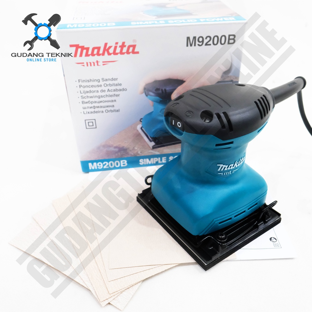 Jual Mesin Amplas Kotak M9200B MAKITA x MT925 MAKTEC / Palm Sander ...