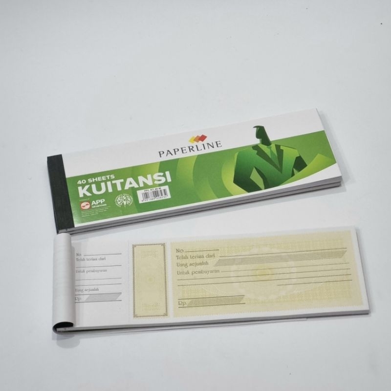 Jual BUKU KUITANSI / KWITANSI PAPERLINE KECIL / PPL KT 40 M | Shopee Indonesia