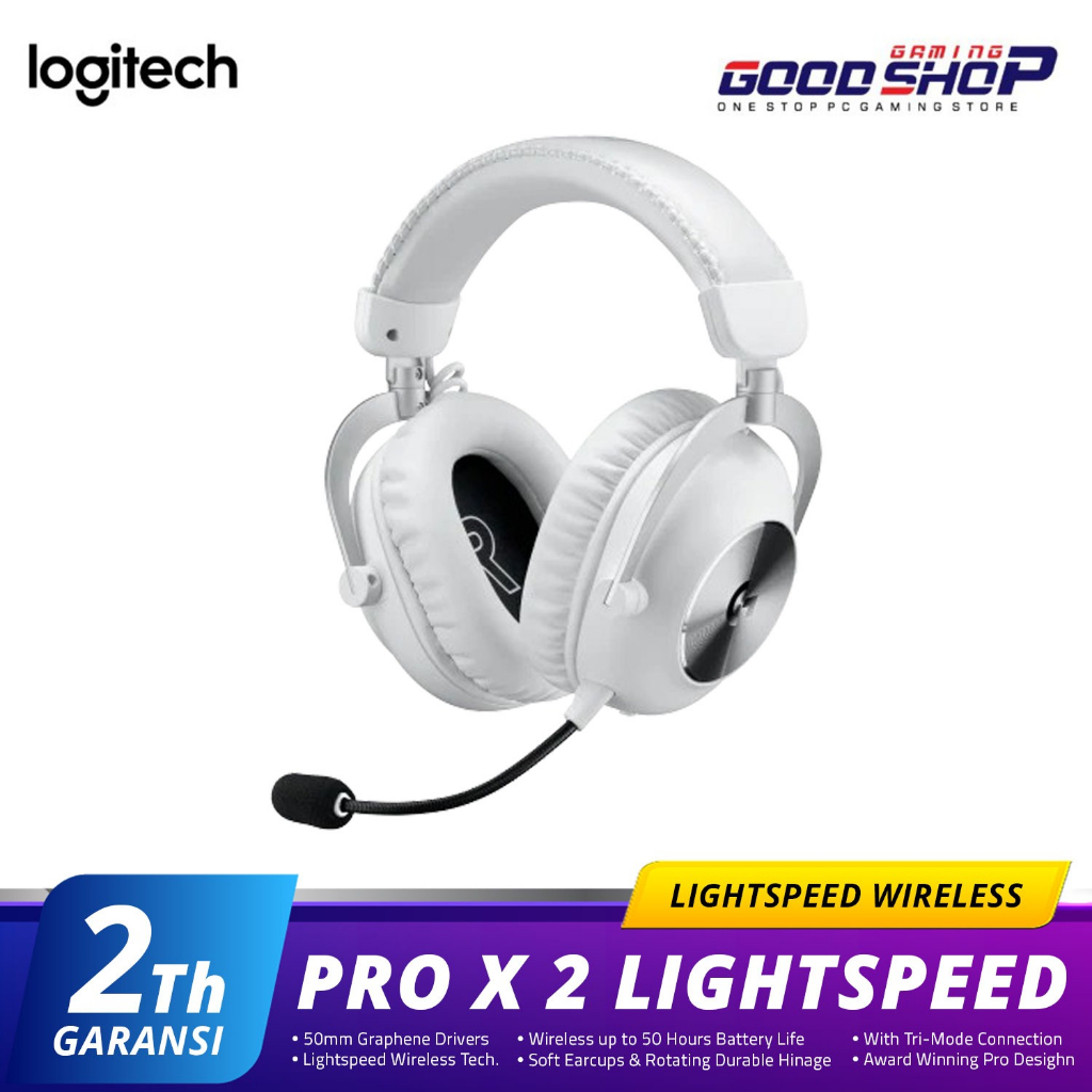 Jual Logitech G PRO X 2 LIGHTSPEED Headset Gaming Wireless Bluetooth ...