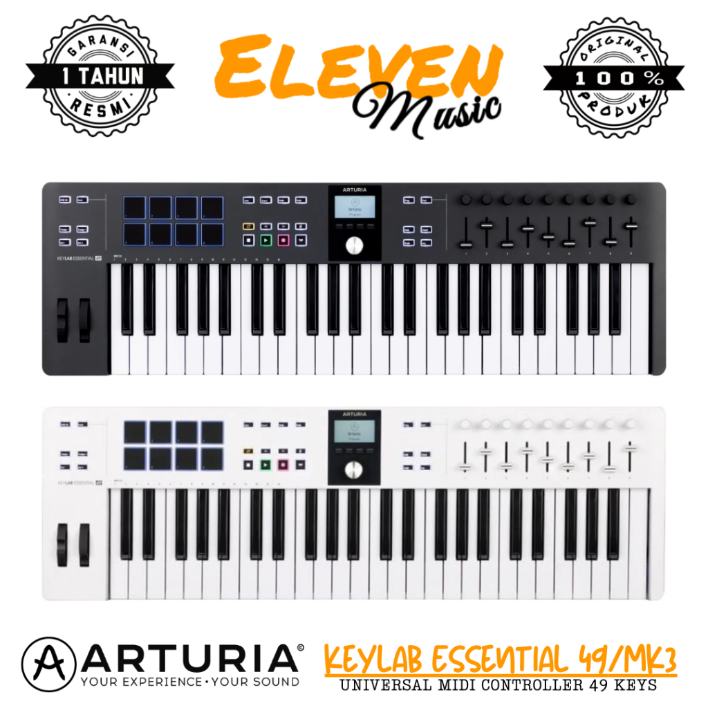 Jual Arturia KeyLab Essential 49/MK3 Midi Keyboard Controller 49 Keys ...