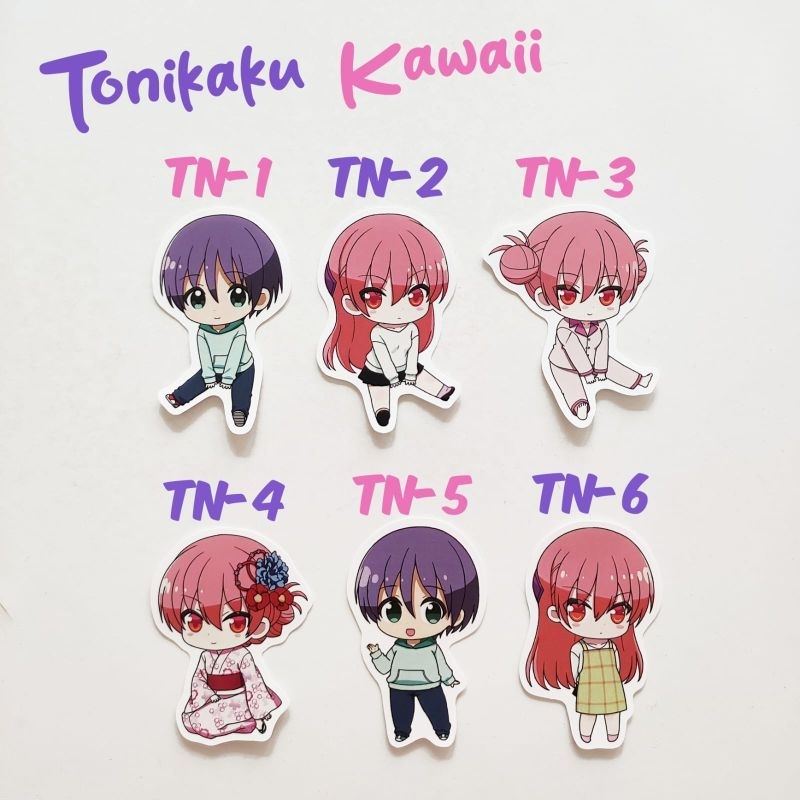 Jual Sticker Anime Tonikaku Kawaii 1 Tonikawa Yuzaki Nasa Tsukasa ...