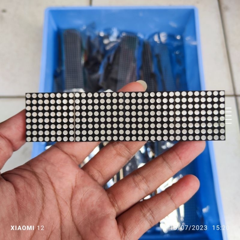 Jual Module Led Matrix Display 32x8 Driver Max7219 DIJAMIN RAPAT! Tidak ...