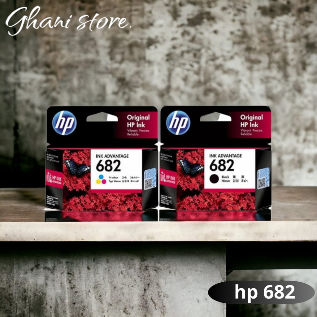 Jual Tinta HP 682 (Black + Colour) Original Cartridge 1 Set Tinta ...