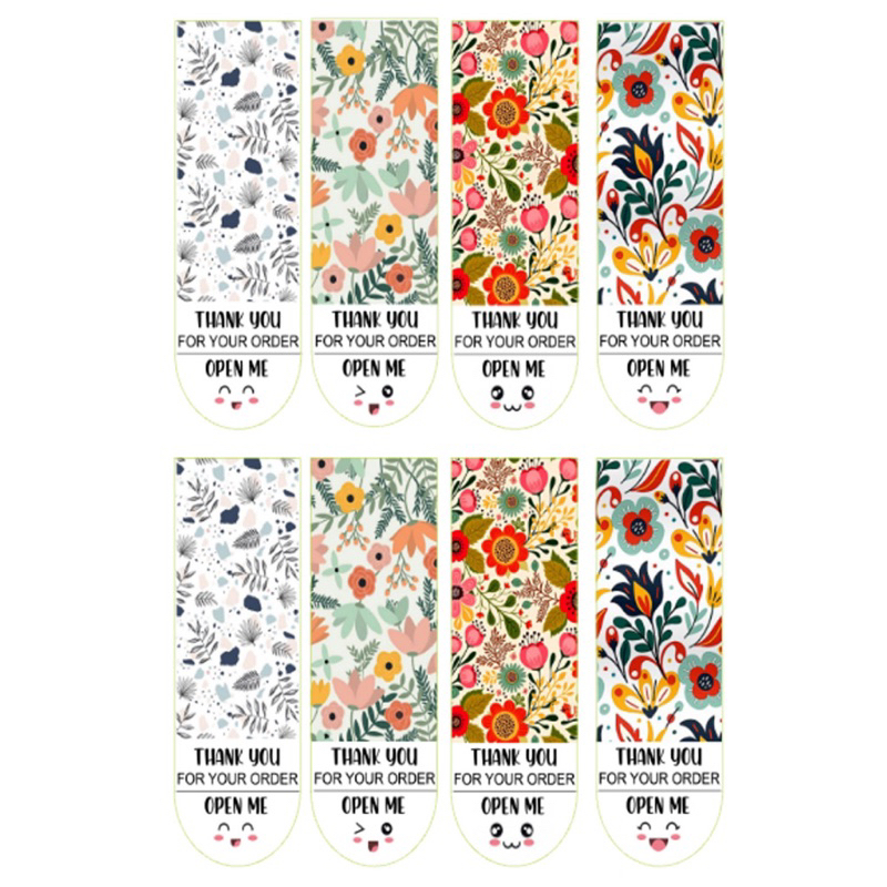 Jual Sticker Label Open Me Thank You Per lembar Stiker Hampers Kado ...